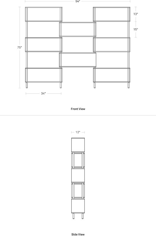【Archetypal】Chicago 8 Box | Living Shelving by Blu Dot | Hong Kong