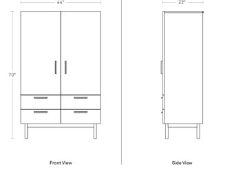 【Archetypal】Shale Bar Cabinet | Living Shelving by Blu Dot | Hong Kong